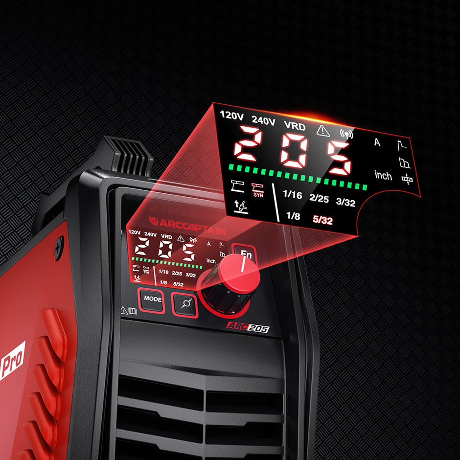 Arccaptain iControl Pro Welder | Premium Digital Welding Machine