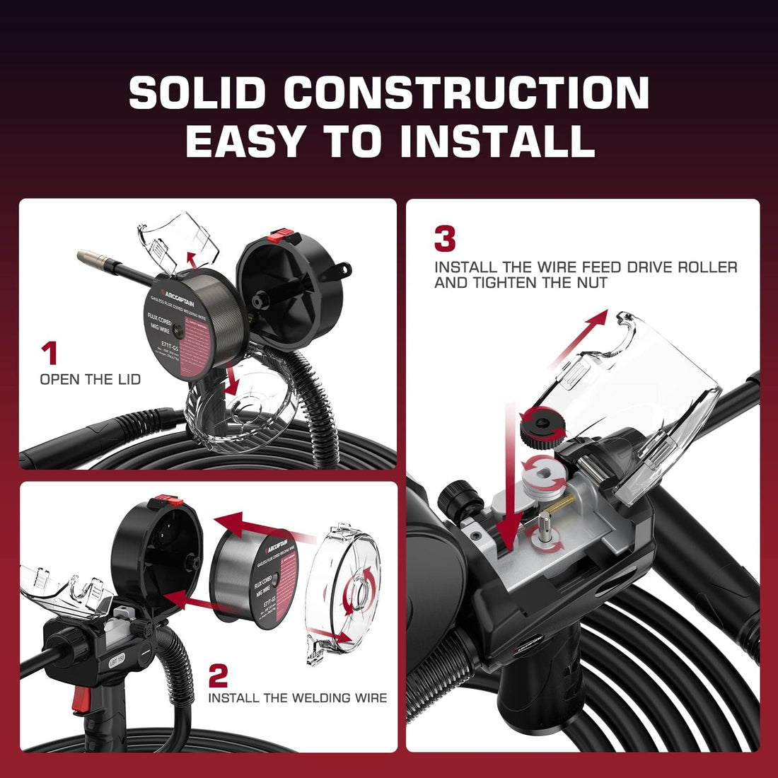 Arccaptain Spool Gun For Better Aluminum Welding