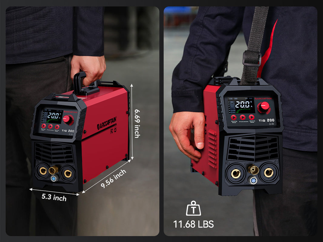 Arccaptain TIG200 200 Amps Lightweight IGBT Inverter DC TIG Welder