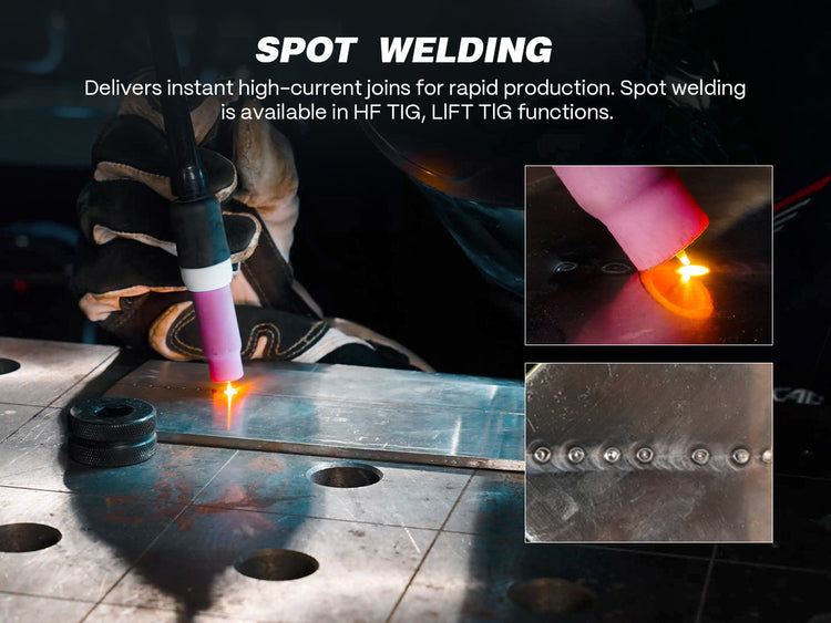 Arccaptain TIG200P 200A DC Pulse TIG Welder with HF Start and Stick ...