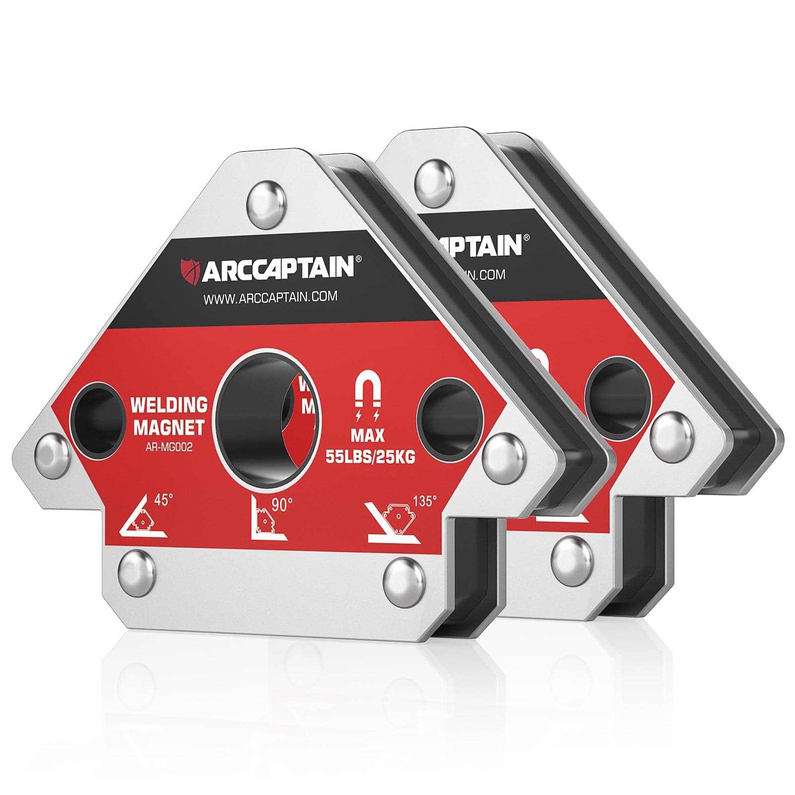 Arccaptain Welding Magnets 55/75 Lbs Magnets for Welding