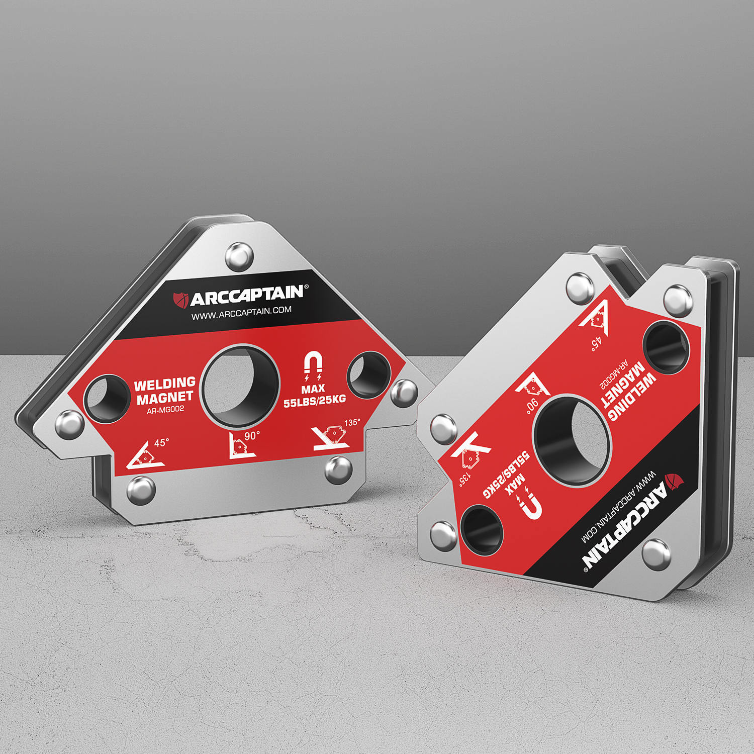 Arccaptain Welding Magnets 55/75 Lbs Magnets for Welding