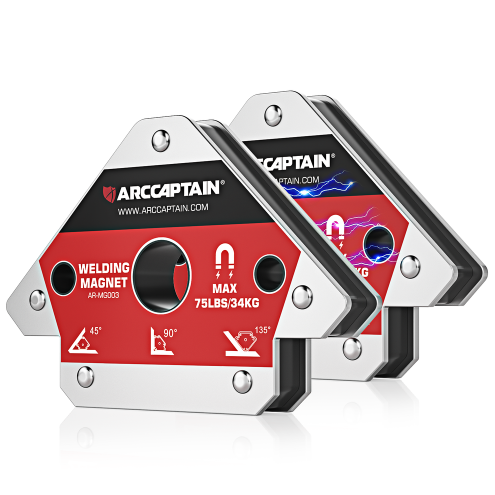 Arccaptain Welding Magnets 55/75 Lbs Magnets for Welding