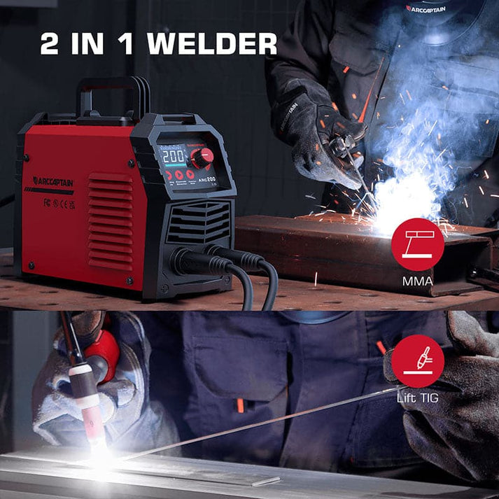 Arccaptain ARC200 Easy to Use DC Stick Welder