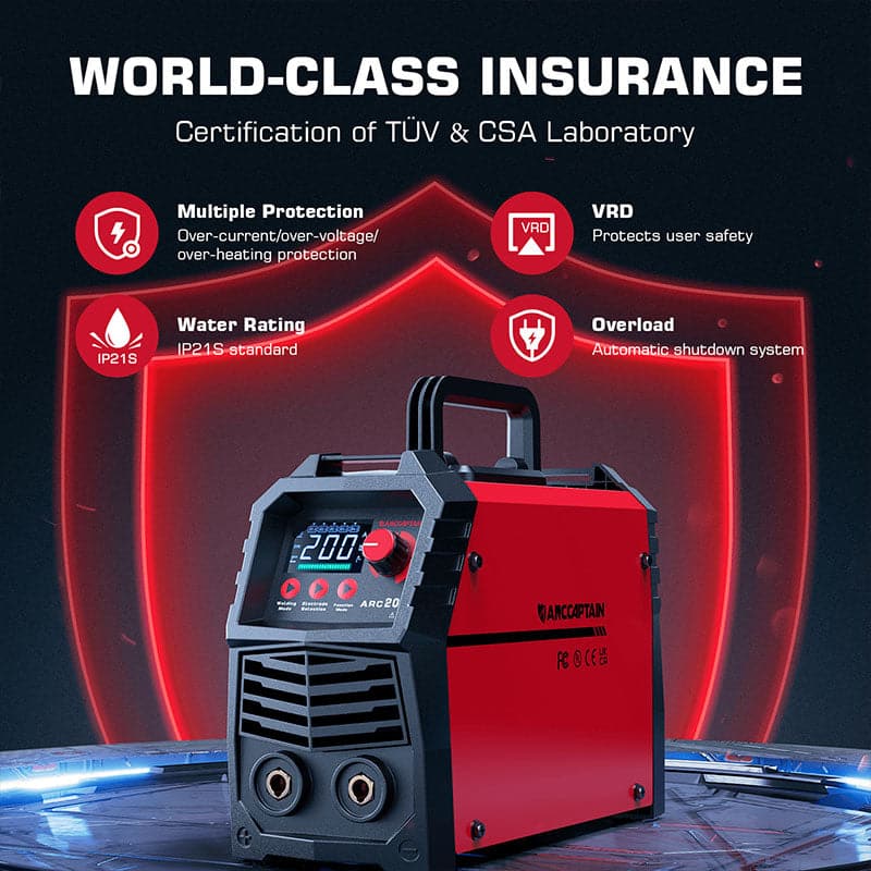 Arccaptain ARC200 Easy to Use DC Stick Welder