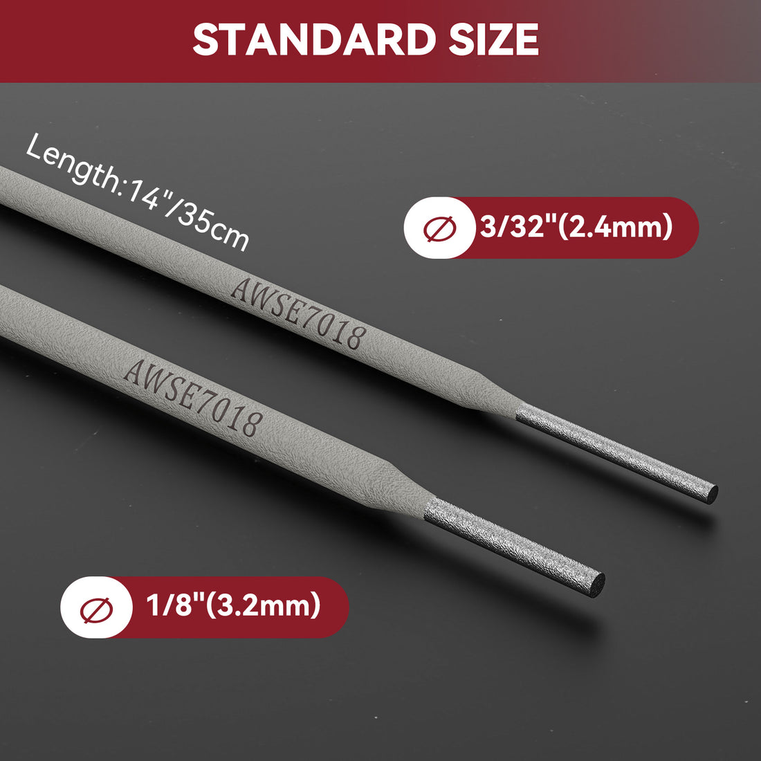 Arccaptain 7018 Welding Rod 5LB Low Hydrogen Carbon Steel Stick Weldin