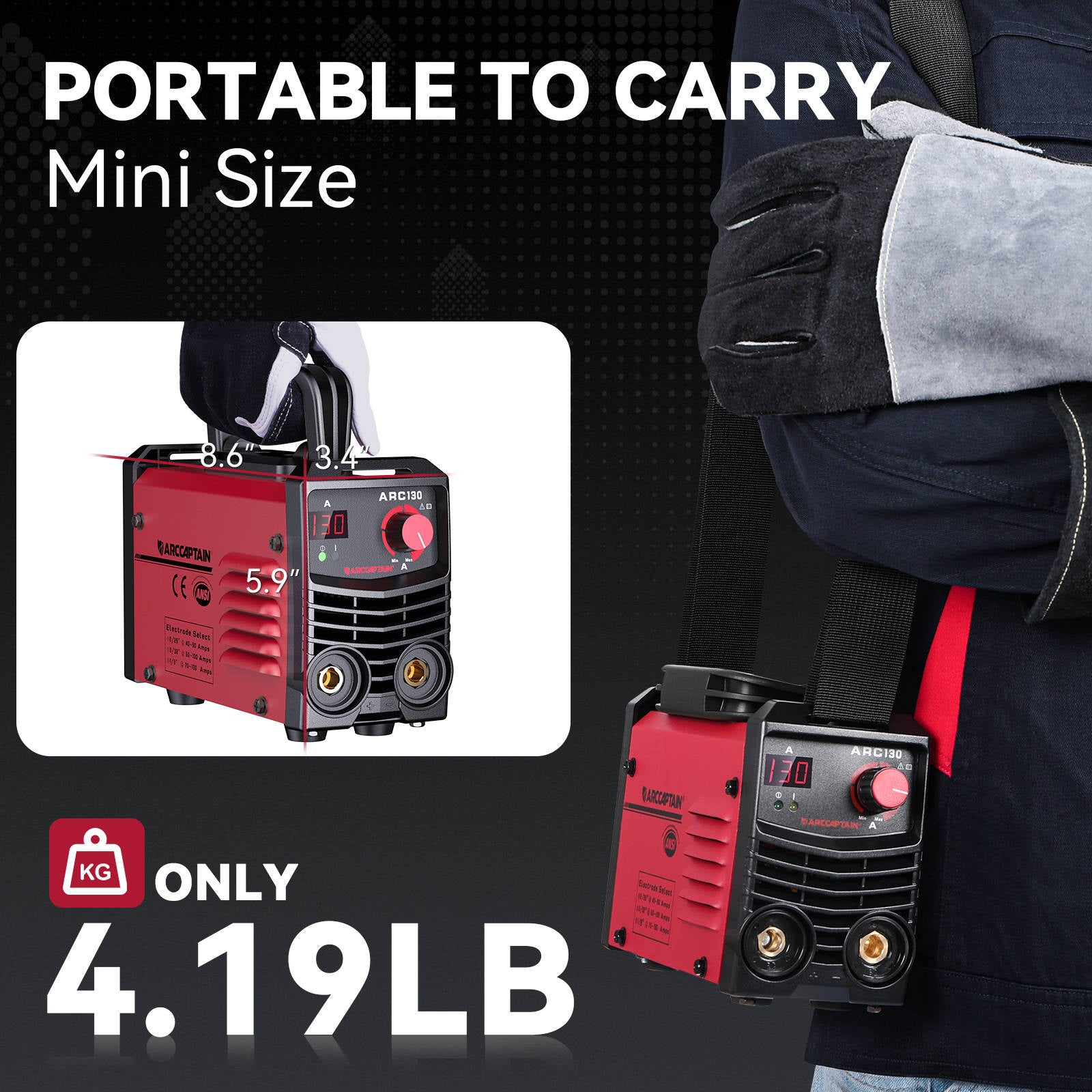 The Best Mini Stick Welder Arccapatin ARC130