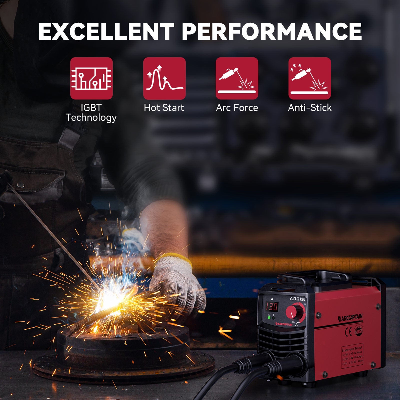 The Best Mini Stick Welder Arccapatin ARC130