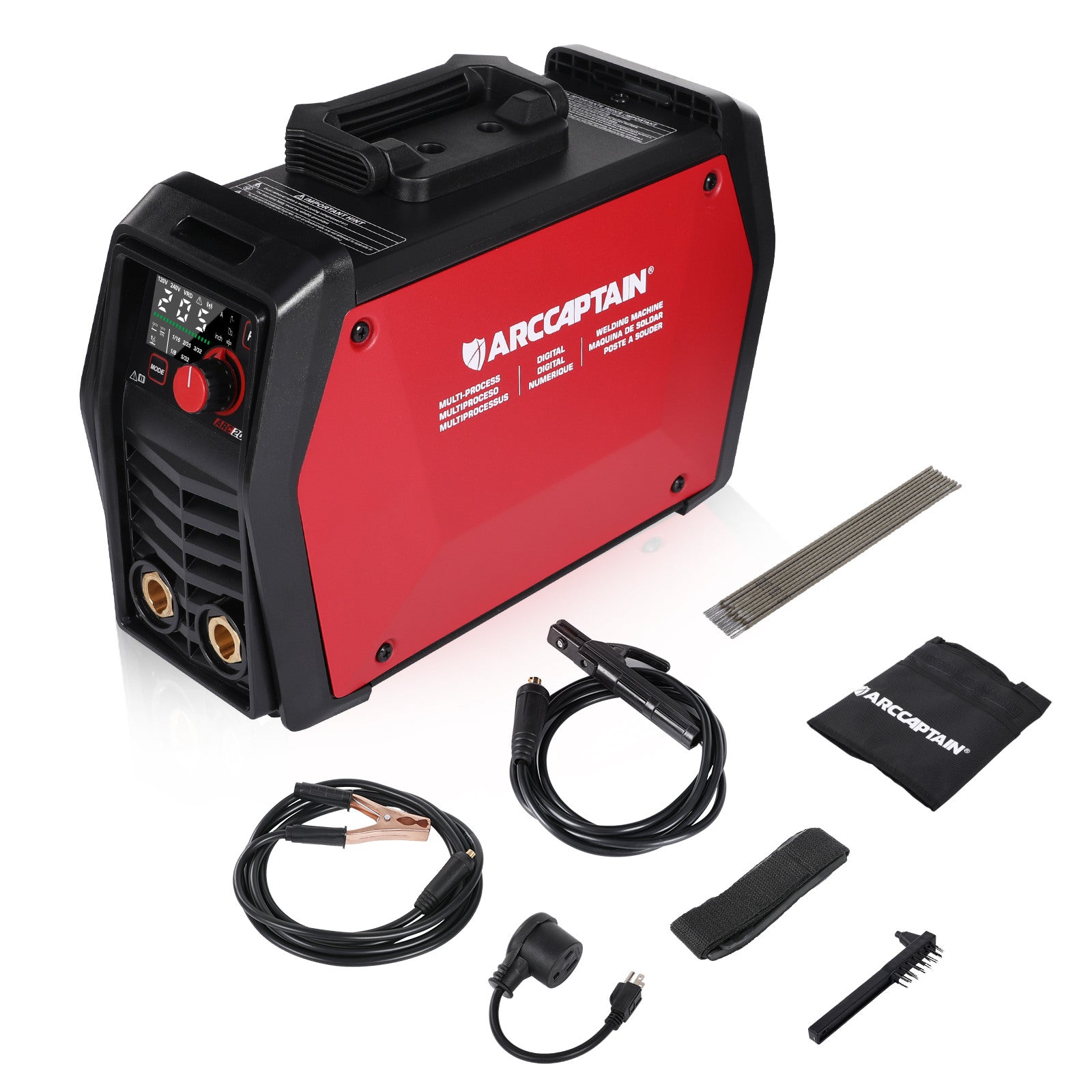 Arccaptain iControl ARC205 Pro Dual Voltage Smart SYN Stick Welder Pre