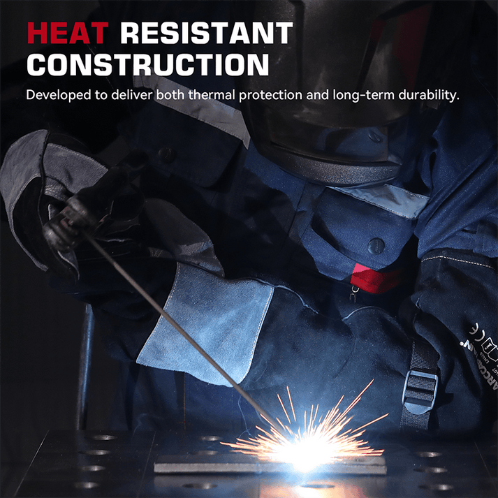 Best Extra Long Heat Resistant MIG/Stick Welding Gloves