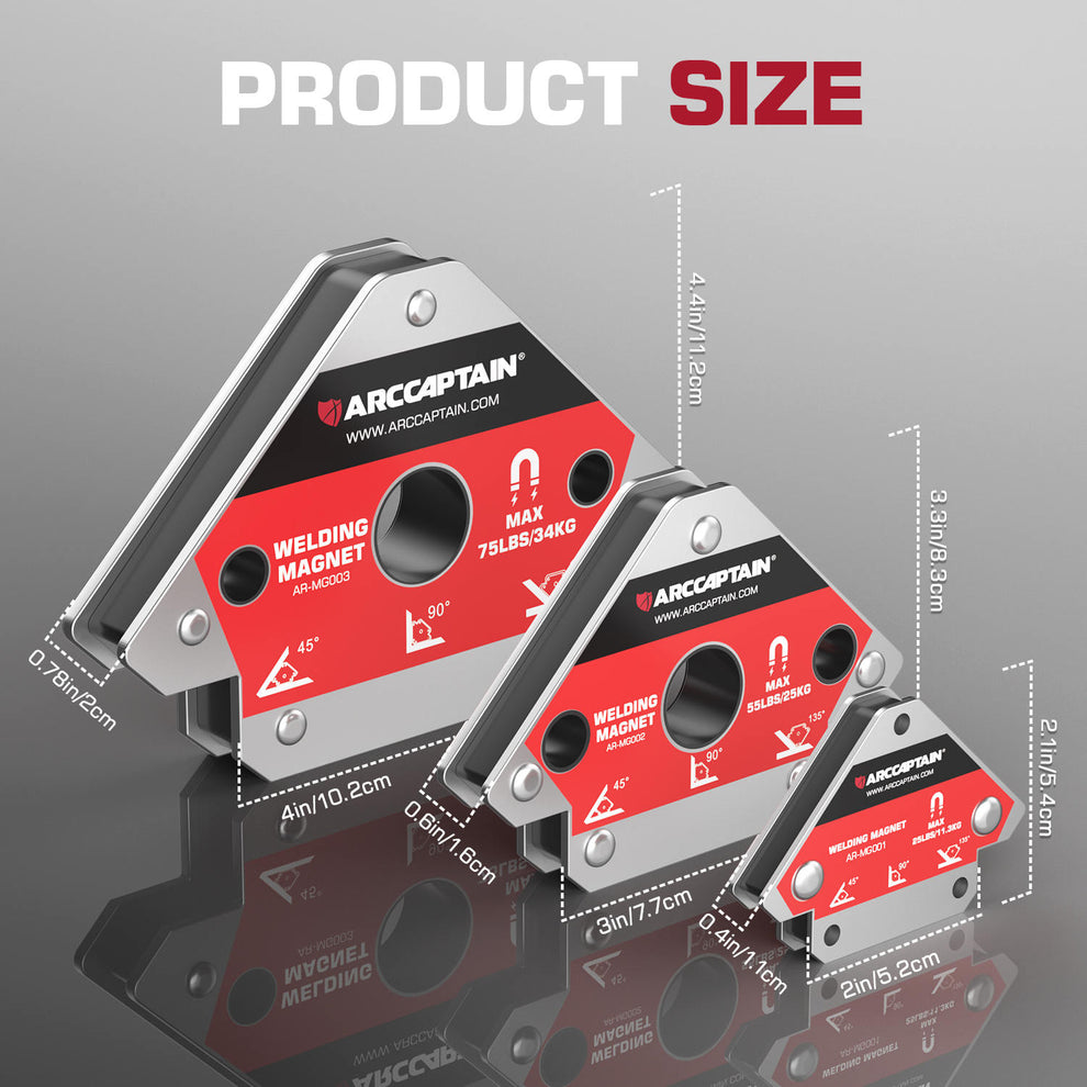 Arccaptain Welding Magnet Combination Set