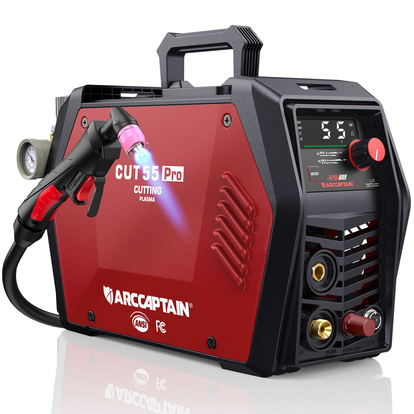 Arccaptain Plasma Cutter CUT50 Dual Voltage Portable HF Start Cutter
