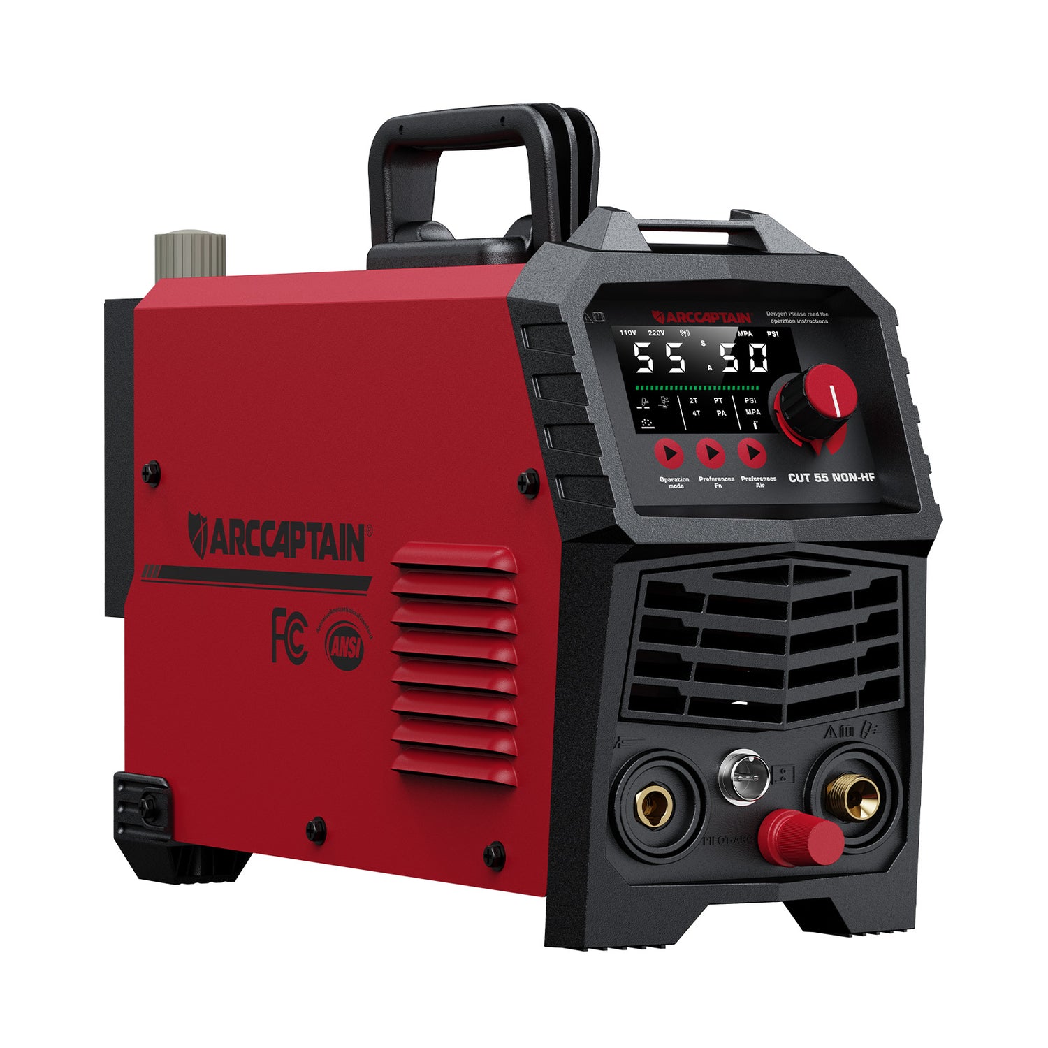 Arccaptain CUT55 NON-HF Plasma Cutter with Smart Display and Mesh Mode