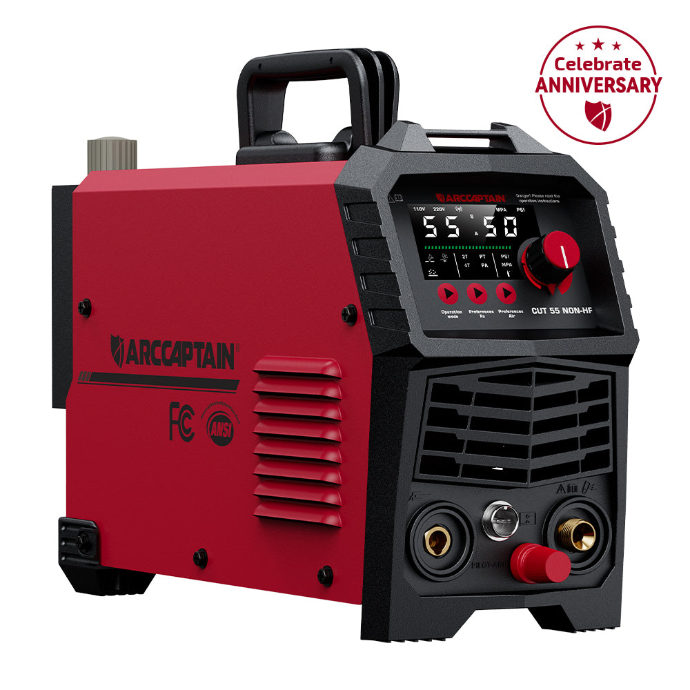Arccaptain CUT55 NON-HF Plasma Cutter with Smart Display and Mesh Mode