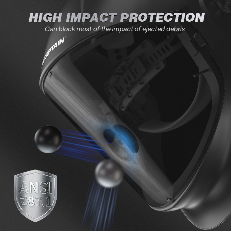 High Protection Clear Anti-fog Grinding Face Shield with Adjustable ...