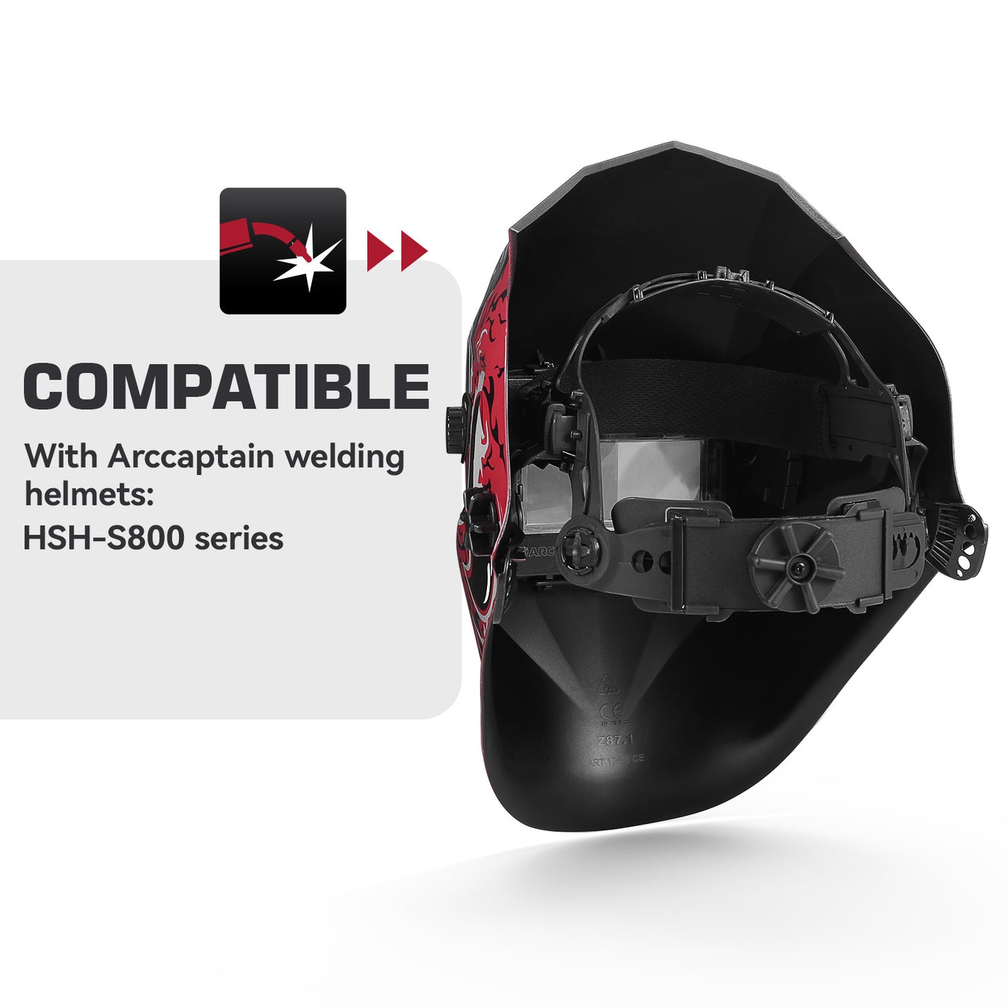 Adjustable Headgear Welding Helmet Headgear for Welding Hood ClearLite