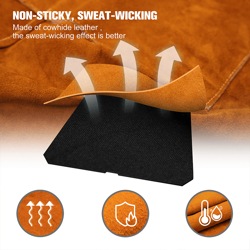 24/36 Inch Heavy Duty Thick Leather Welding Apron