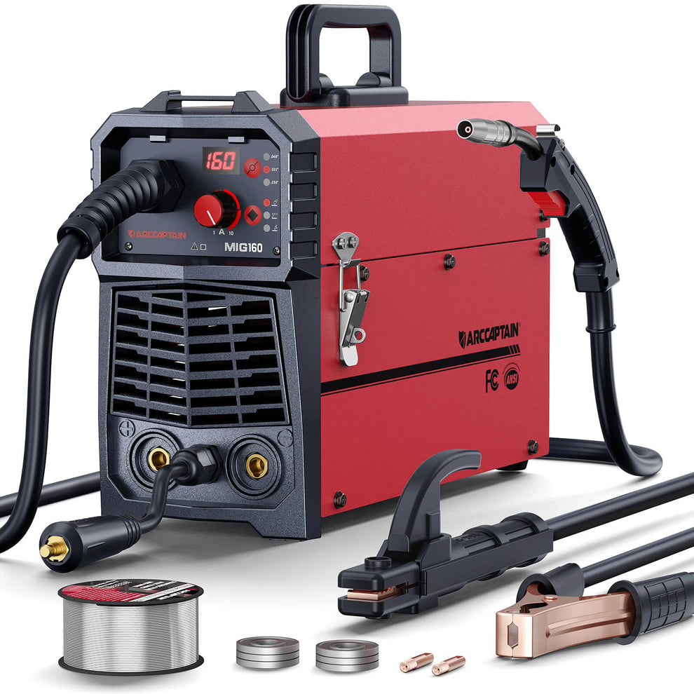 Arccaptain MIG160 4 in 1 Dual Voltage MIG Welder