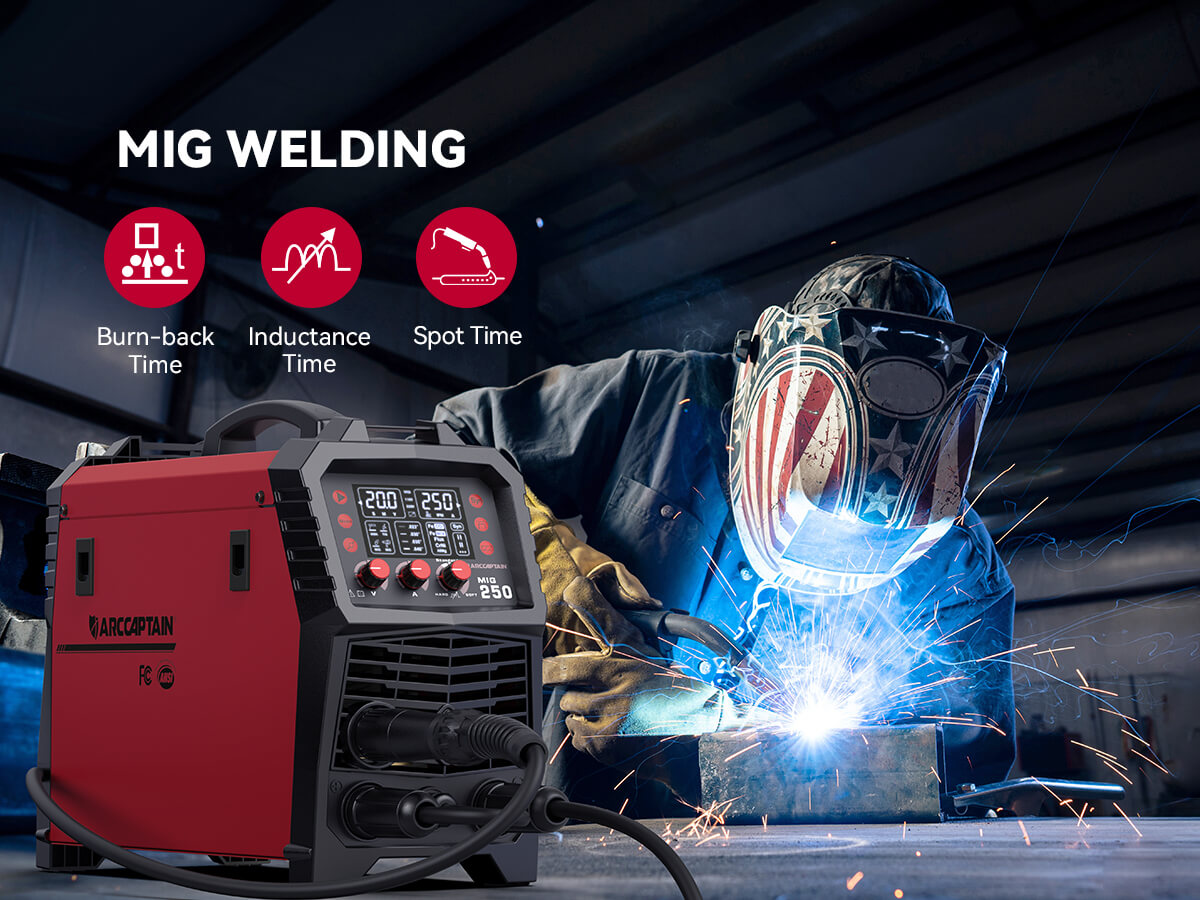 Best Multi Process Welder 250 Amps MIG Welder - Arccaptain MIG250