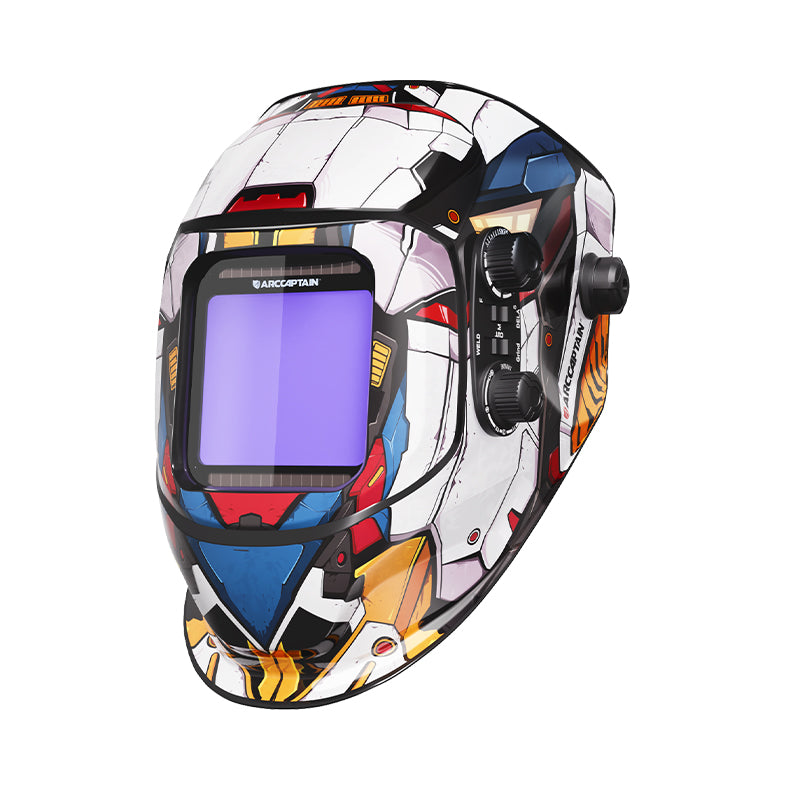 True View and Solar Powered Welding Helmet | Mobile Suit VisionMax X200