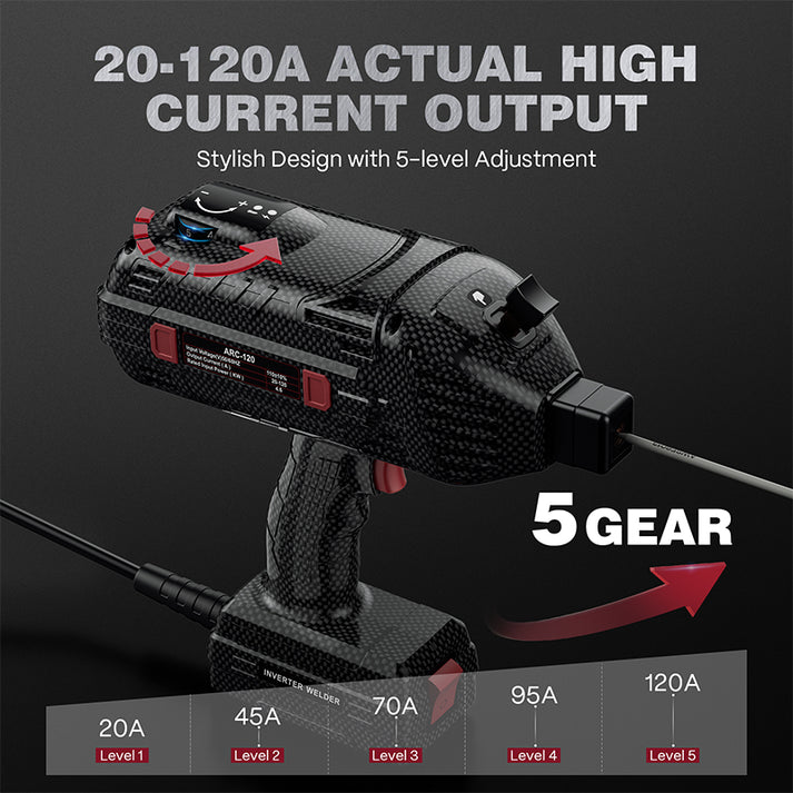 Arccaptain ARC120 Welding Machine Handheld 120Amp Portable ARC Welder