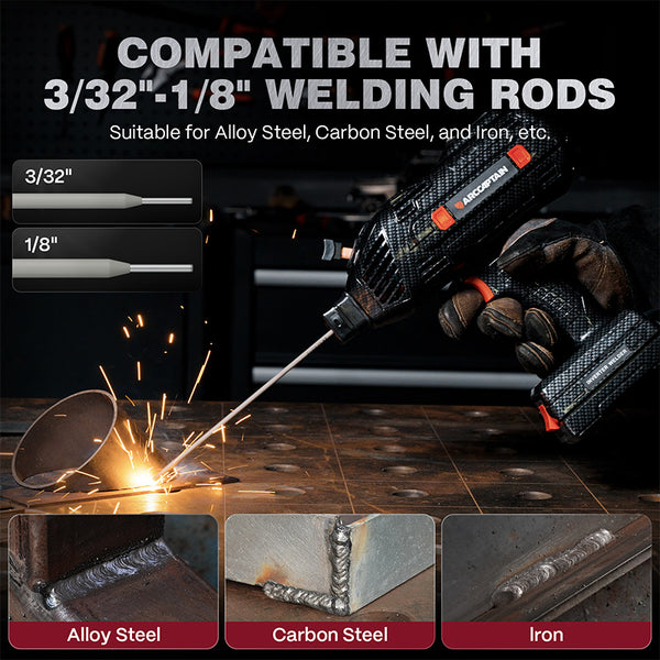 Arccaptain ARC120 Welding Machine Handheld 120Amp Portable ARC Welder