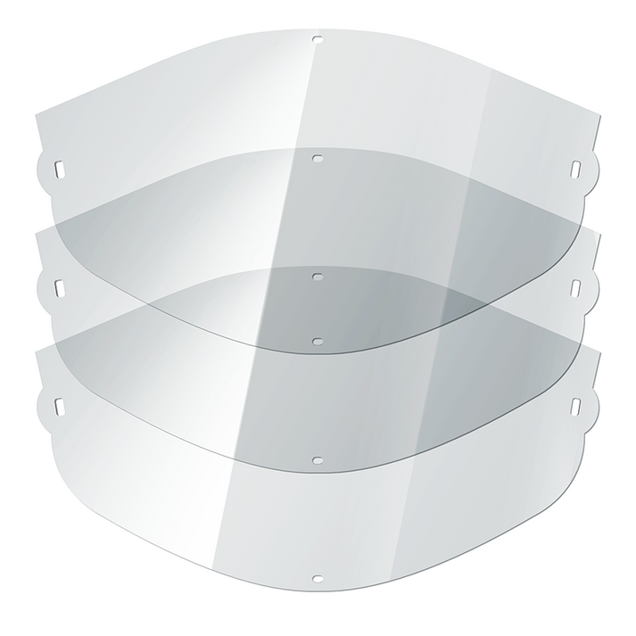Replacement Anti-Fog Lenses for Grinding Helmets – 3-Piece Set for ...
