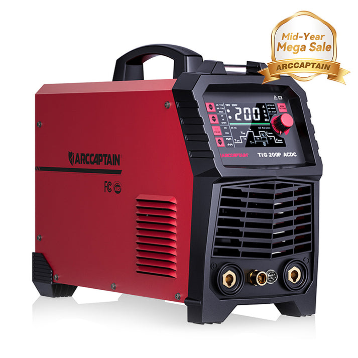 Arccaptain Tig200P AC/DC Multi Process Aluminum Pulse Tig Welder
