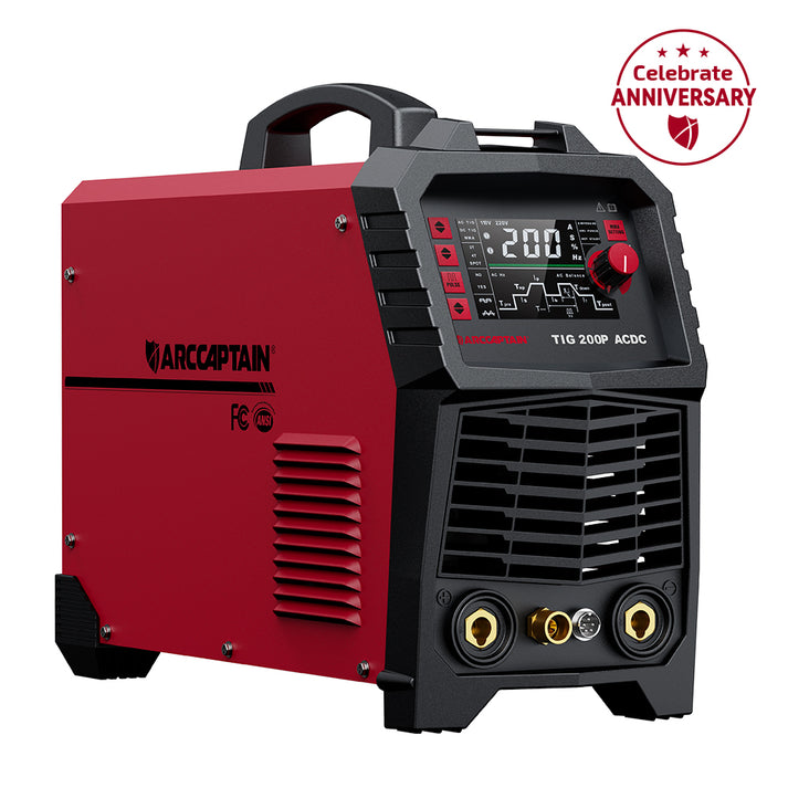 Arccaptain Tig200P AC/DC Multi Process Aluminum Pulse Tig Welder