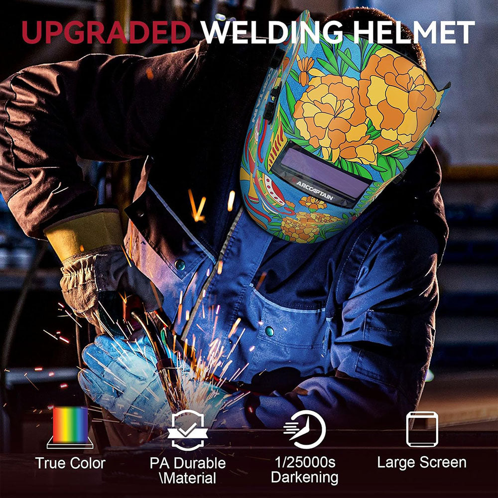 True View Welding Helmet | Lightweight Design with Comfortable Headgear