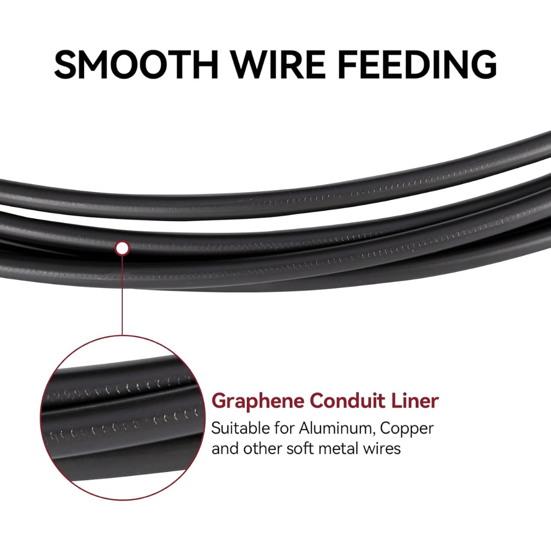 Arccaptain 15FT Graphene Welding Liner For MB15 MIG Gun Spool Gun MIG2