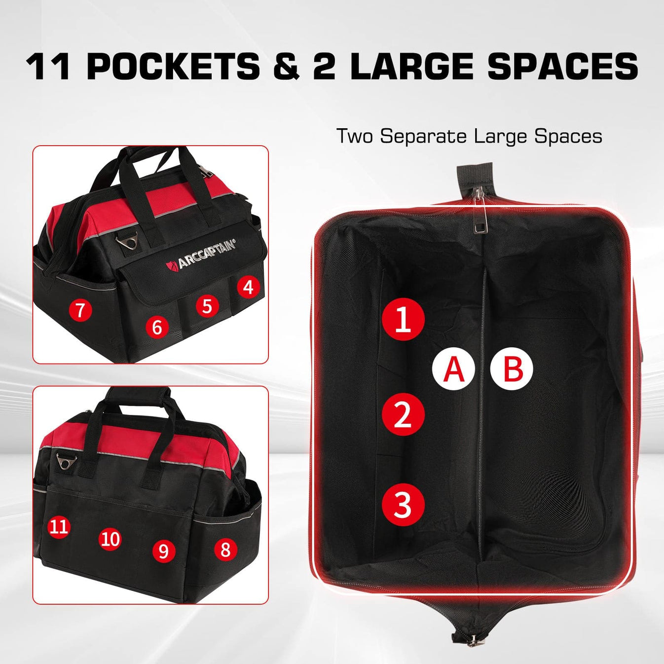 Arccaptain Welding Tool Bag For Electrician/ Welder