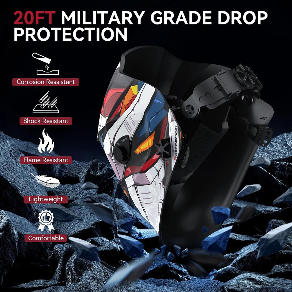 MIG, TIG and Stick Welding Helmet | Mobile Suit ClearLite X100