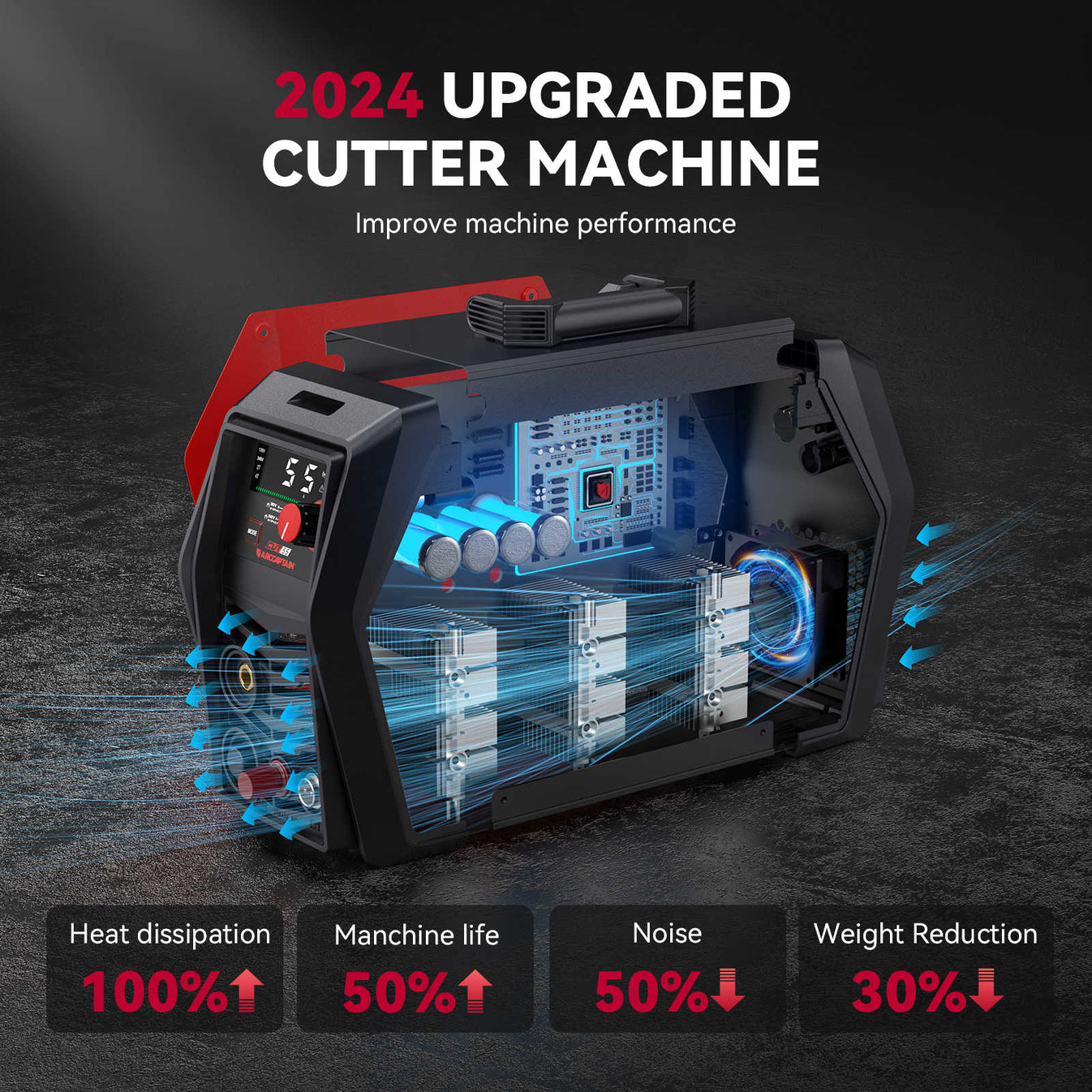 Arccaptain iControl CUT55 Pro Pilot Arc Plasma Cutter