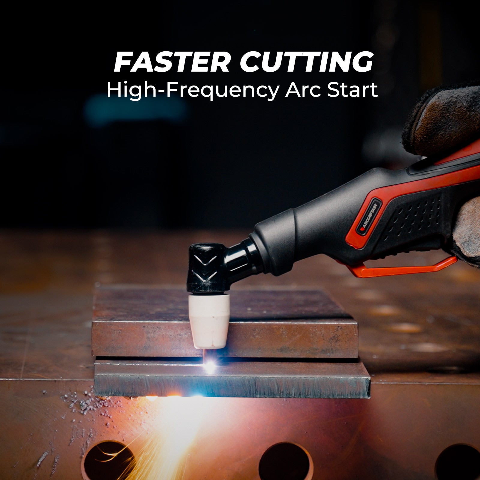 Arccaptain Plasma Cutter CUT50 Dual Voltage Portable HF Start Cutter