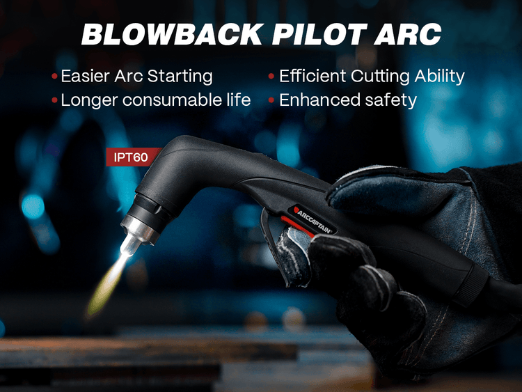 Arccaptain CUT55 NON-HF Plasma Cutter with Smart Display and Mesh Mode