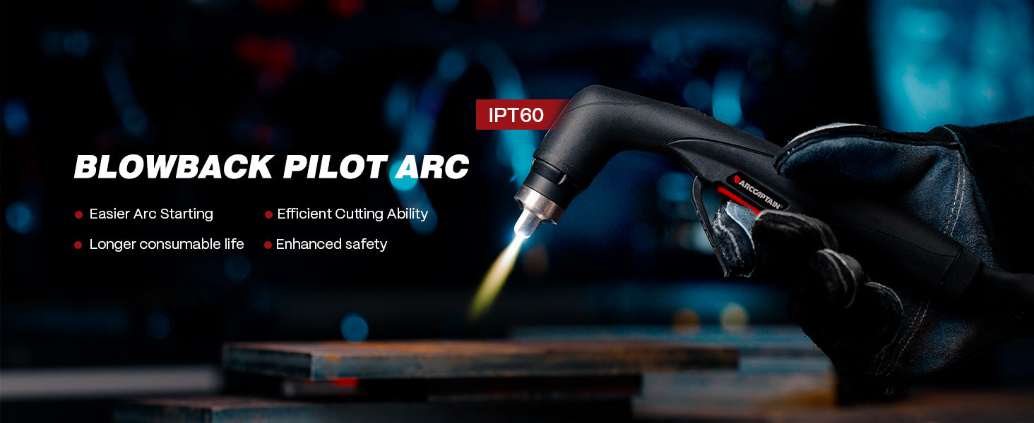 Arccaptain CUT55 NON-HF Plasma Cutter with Smart Display and Mesh Mode