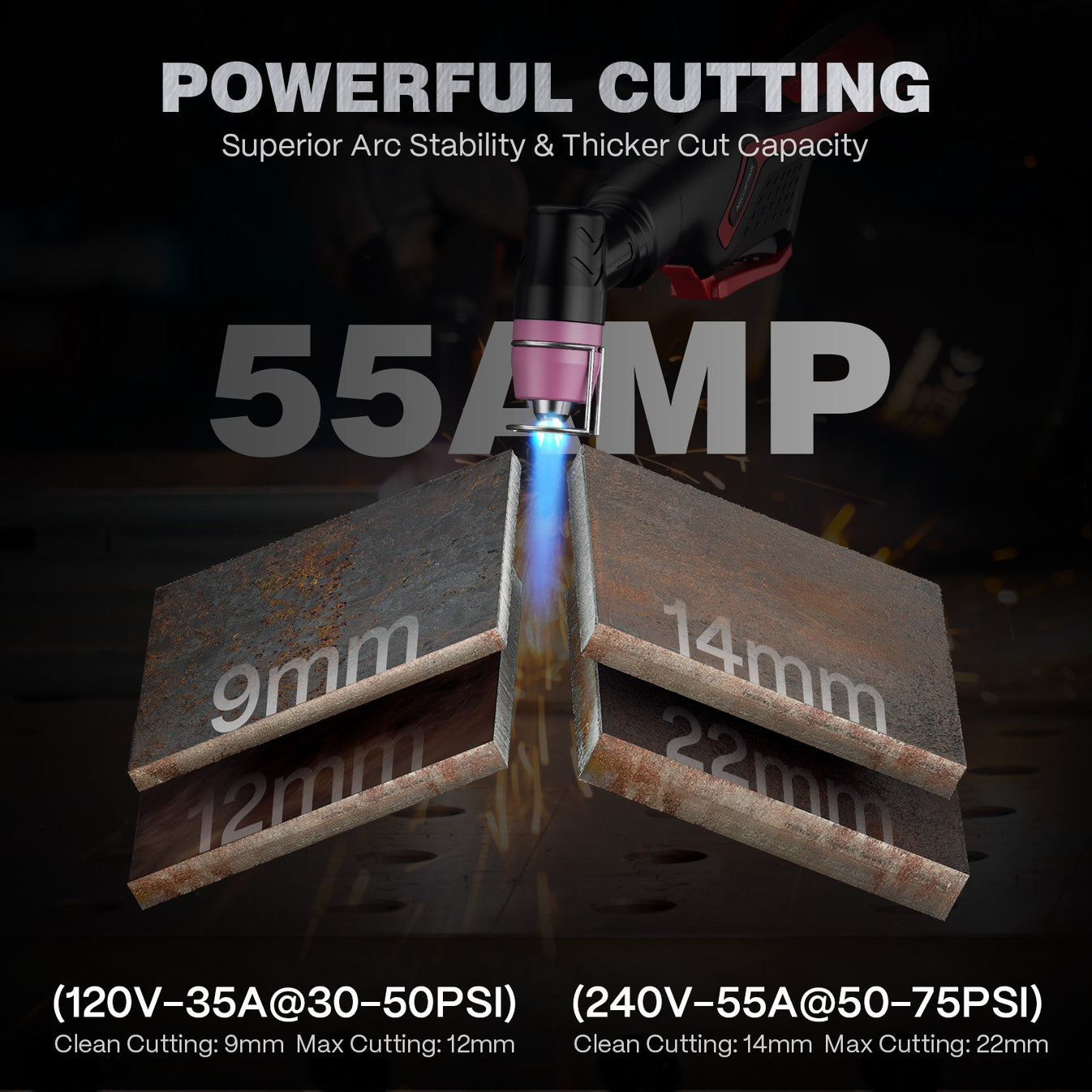 Arccaptain CUT55 Prolux Non-Touch Plasma Cutter | Best Performance