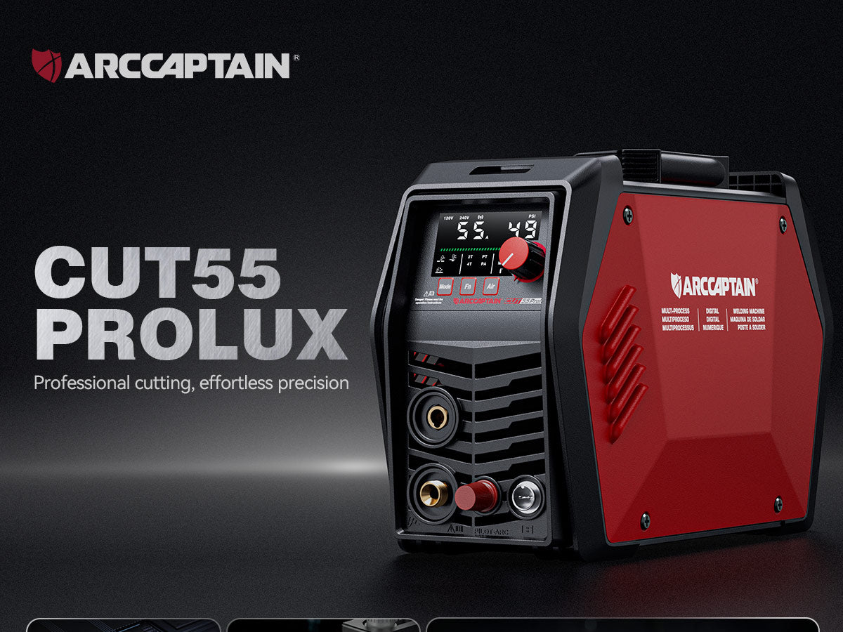 Arccaptain CUT55 Prolux Non-Touch Pilot Arc Plasma Cutter Dual Voltage