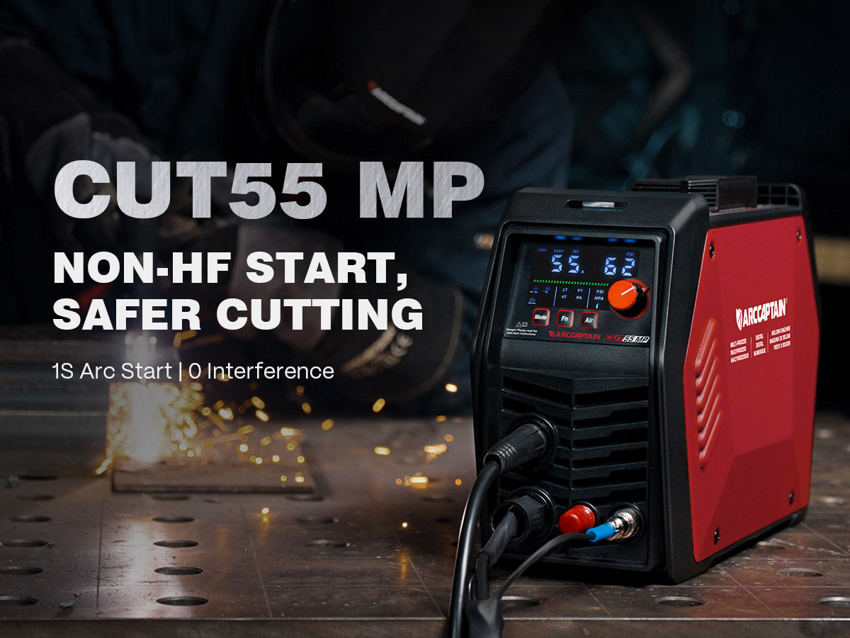 Arccaptain CUT55 MP Non-HF Non-Touch Pilot Arc Plasma Cutter