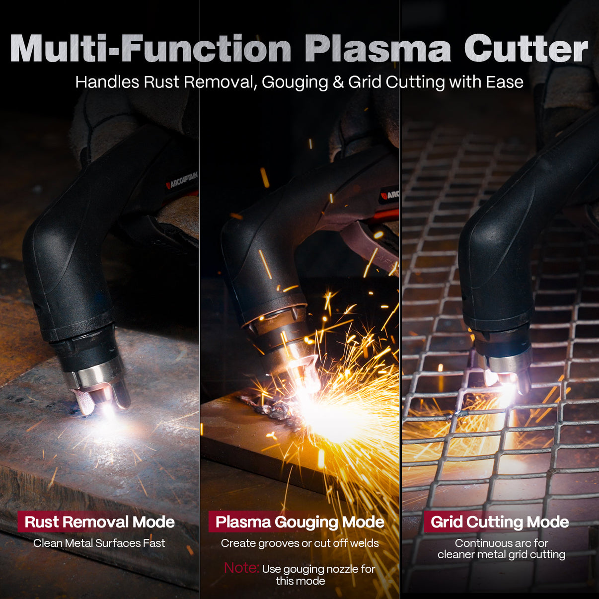 Arccaptain CUT55 MP Non-HF Non-Touch Pilot Arc Plasma Cutter