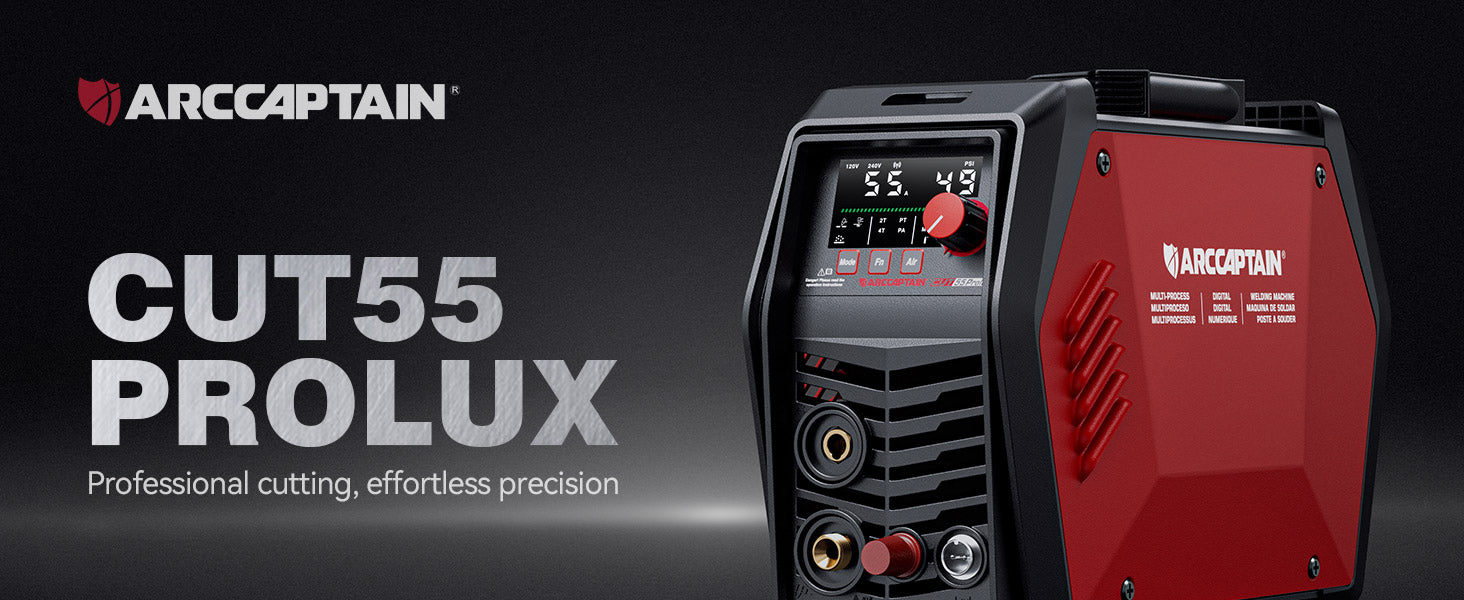 Arccaptain CUT55 Prolux Non-Touch Pilot Arc Plasma Cutter Dual Voltage