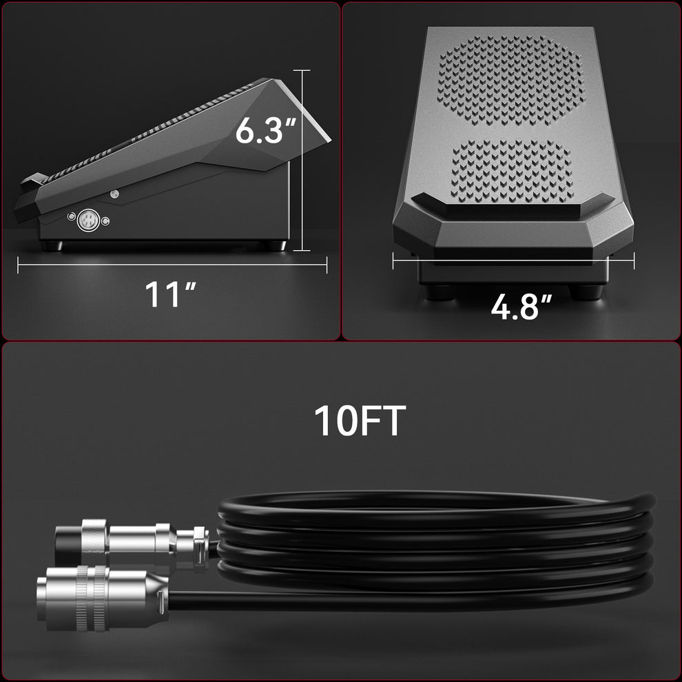 TIG Foot Pedal - Remote Amp Control TIG Foot Pedal For TIG Welder