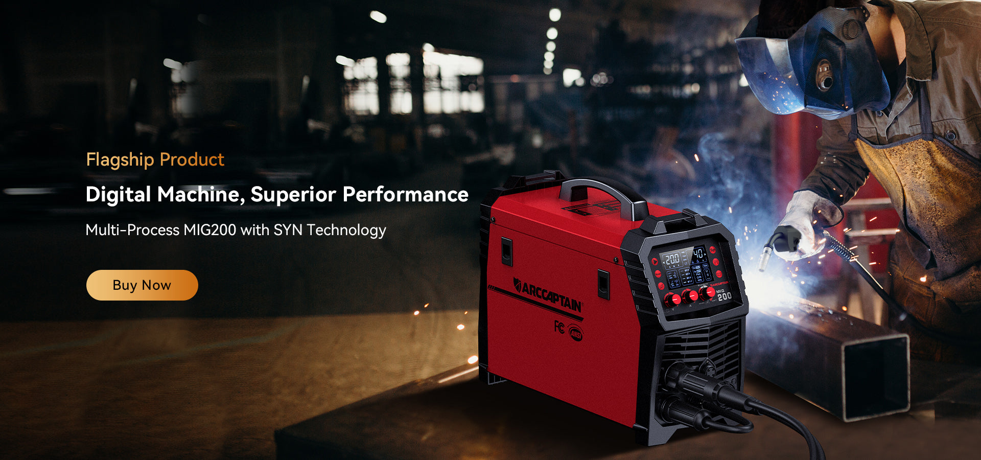 Machine à souder, soudeuses MIG/TIG/bâton | Capitaine de l'Arc