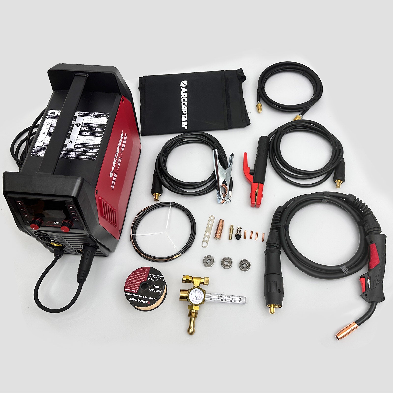 Arccaptain MIG205 Pro Gas MIG Welder Stainless Steel MIG Machine