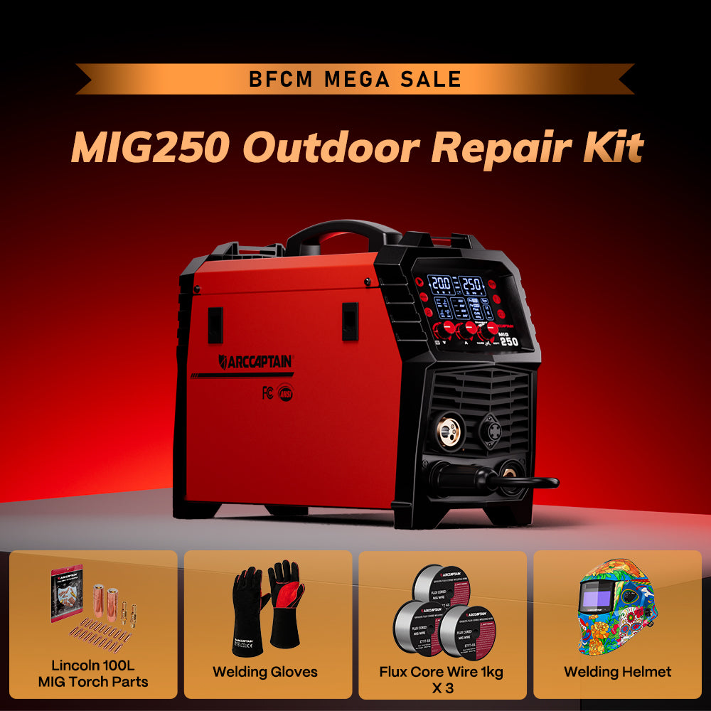 Best Multi Process Welder 250 Amps MIG Welder - Arccaptain MIG250