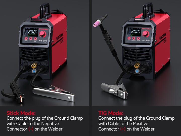 Arccaptain TIG200 200 Amps Lightweight IGBT Inverter DC TIG Welder