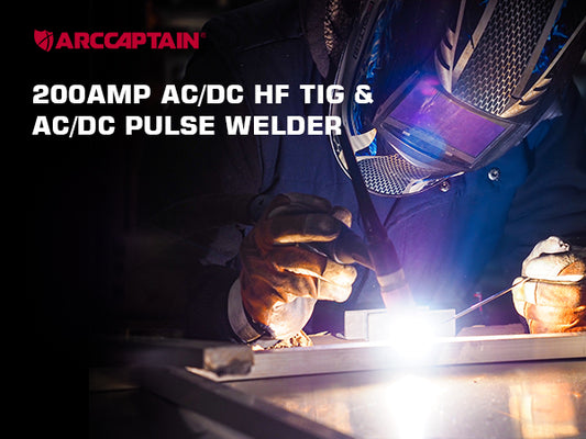 Arccaptain Tig200P Multi Process AC/DC Aluminum Pulse Tig Welder