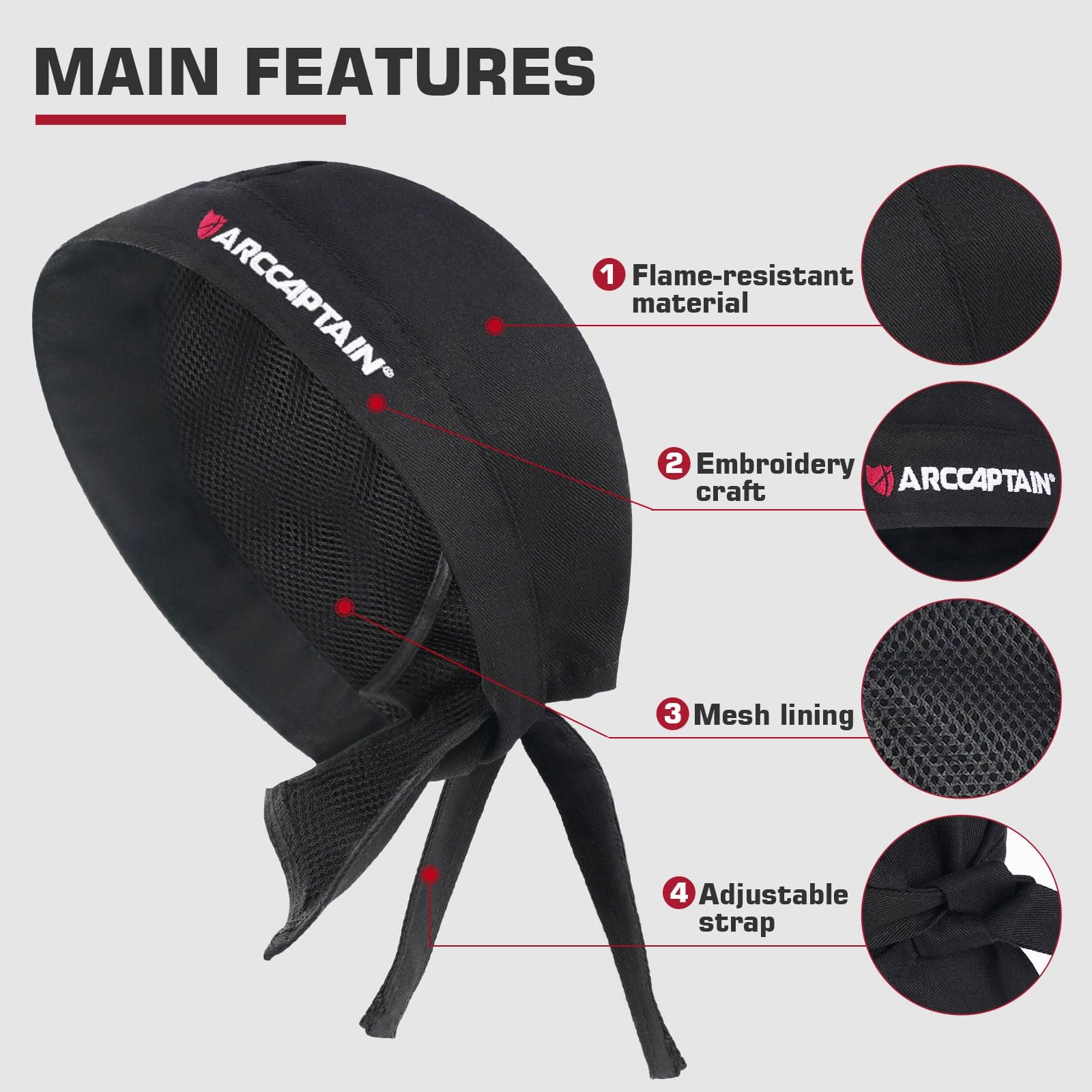 ARCCAPTAIN Welder Caps: Comfort & Safety for Every Weld