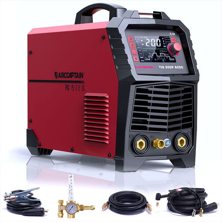 Arccaptain Tig200P Multi Process AC/DC Aluminum Pulse Tig Welder